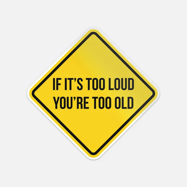 DOPASTICKER Loud Music Sticker Decal Phone Decal Water Bottle Stickers ...