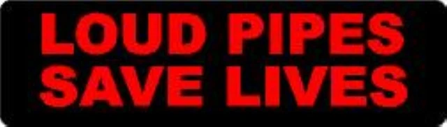 DOPASTICKER Loud Pipes Save Lives Sticker Hard Hat Sticker Laptop ...