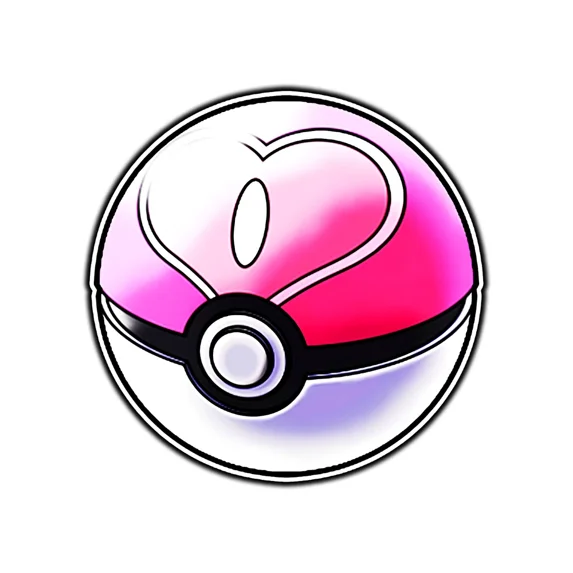 DOPASTICKER Love Ball Poke Ball Sticker Decal Phone Decal Water Bottle ...