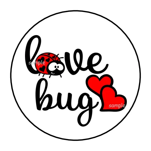 DOPASTICKER Love Bug Stickers Ladybug Lady Bug Cute Phone Decal Water ...