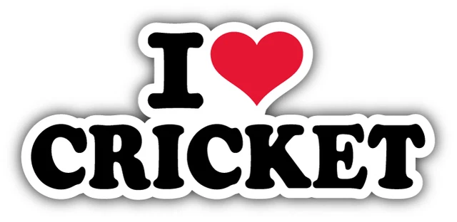 DOPASTICKER Love Cricket Sticker Decal Phone Decal Water Bottle ...