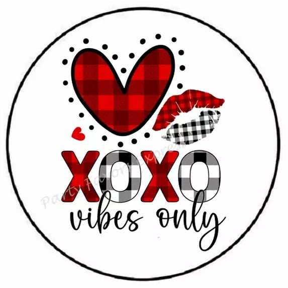 DOPASTICKER Love Day Xoxo Vibes Only Stickers Favors Gift You Phone ...