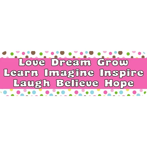DOPASTICKER Love Learn Laugh Sticker, Inche Sticker Phone Sticker ...