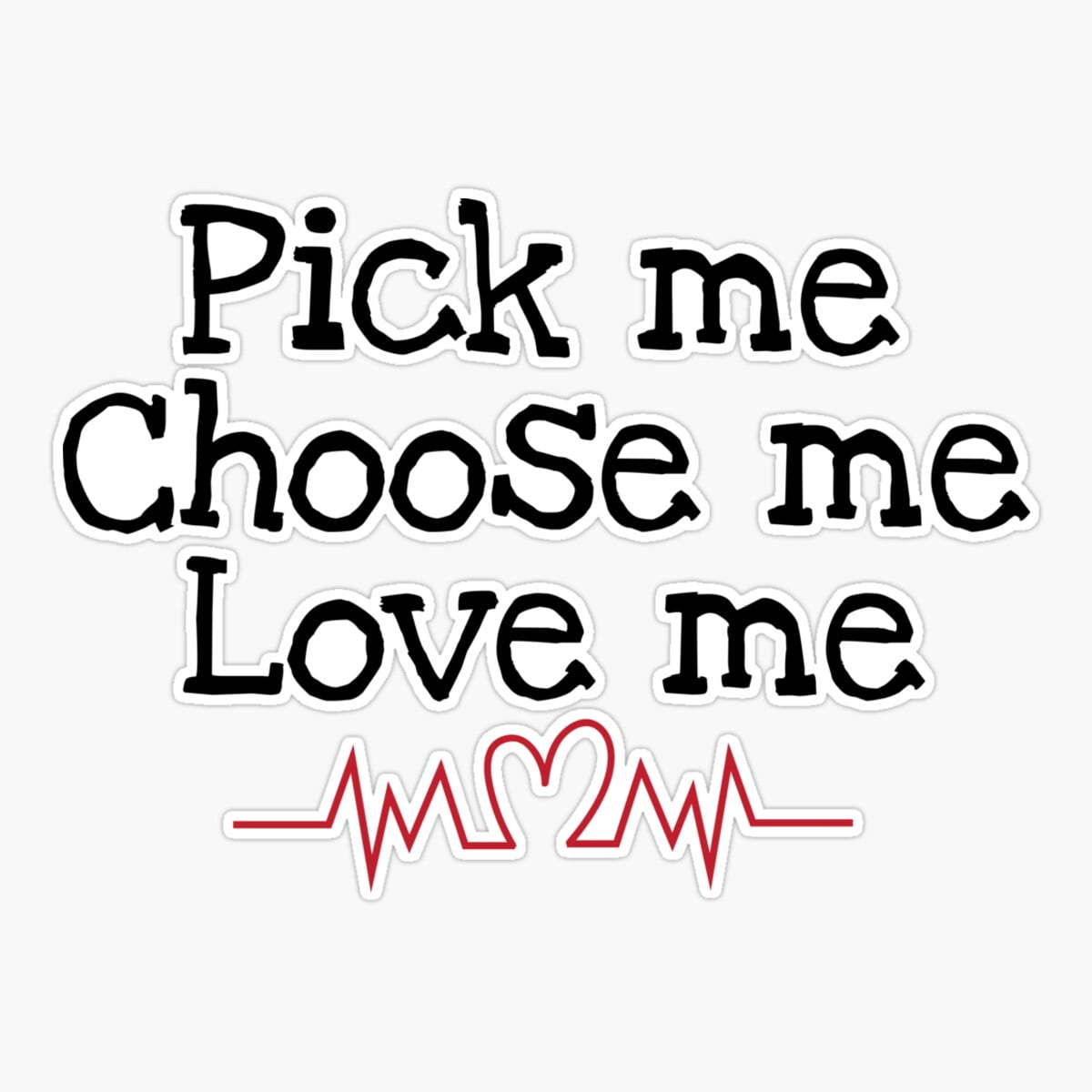 DOPASTICKER Love Me Sticker, Phone Sticker Car Stickers, Birthday Gift ...