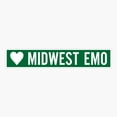 DOPASTICKER Love Midwest Emo, Green White Sticker, Phone Sticker Car ...