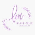 DOPASTICKER Love Never Fails Sticker, Phone Sticker Water Bottle ...