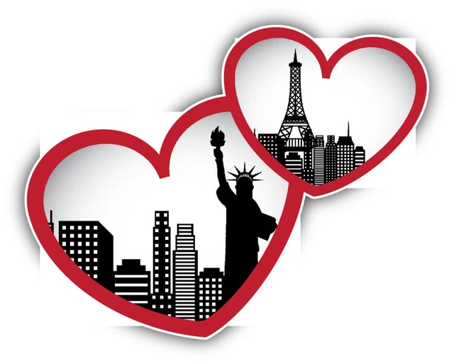 DOPASTICKER Love Traveling Car Sticker Phone Decal Water Bottle ...