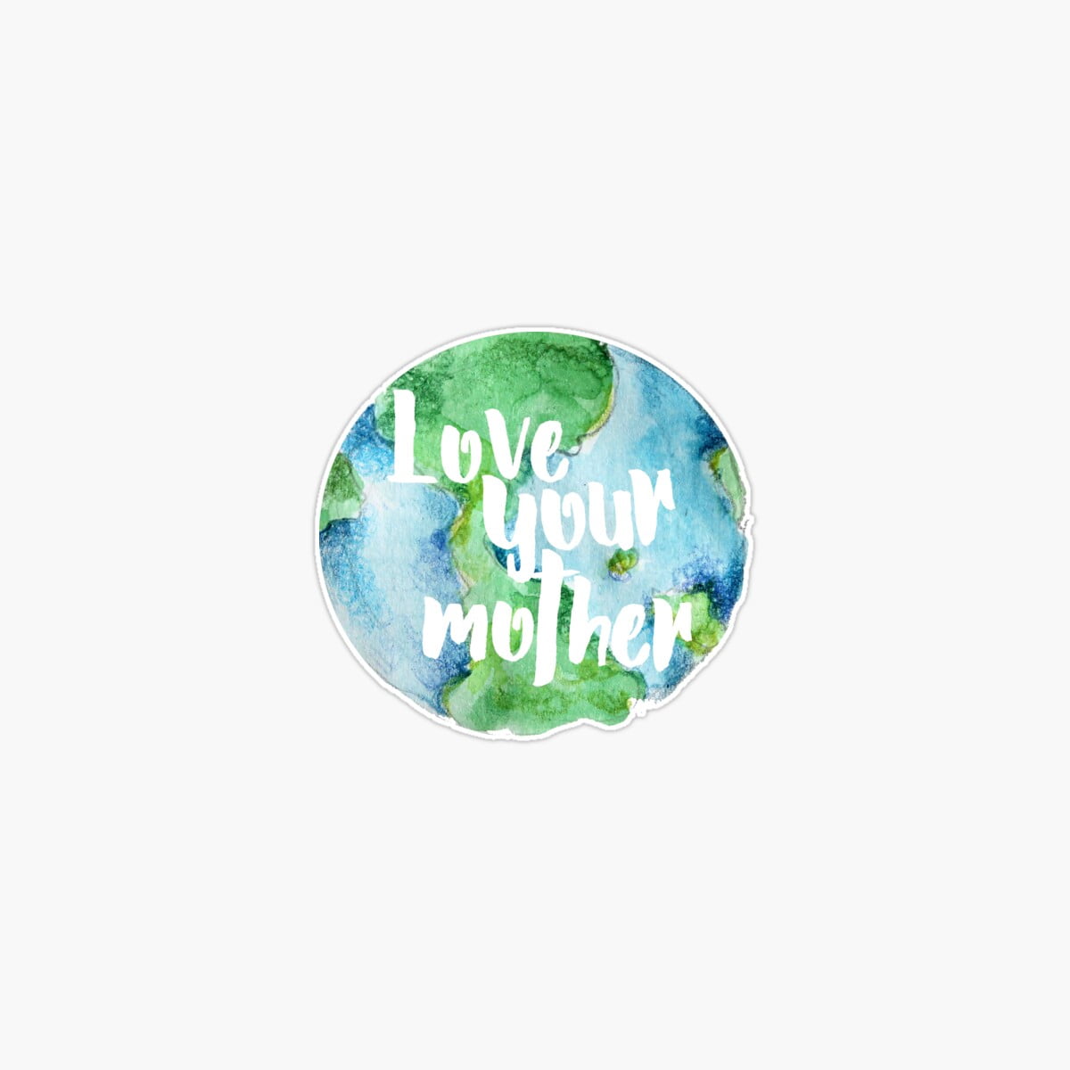 DOPASTICKER Love Your Mother Earth Day Sticker, Phone Sticker Car ...