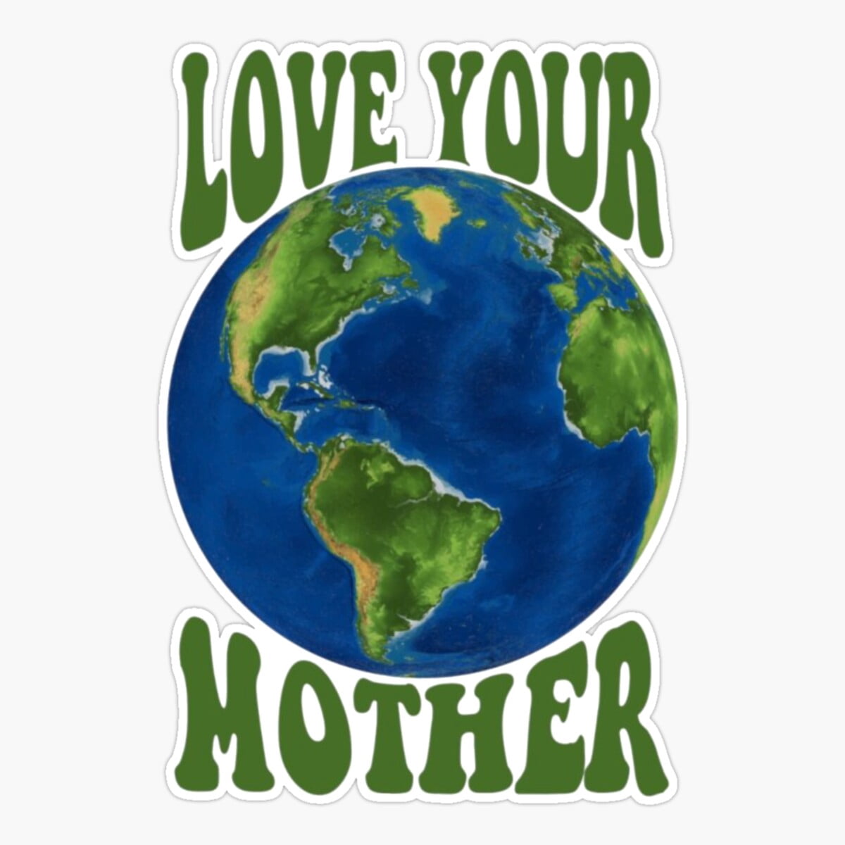 DOPASTICKER Love Your Mother Sticker, Phone Sticker Car Stickers ...