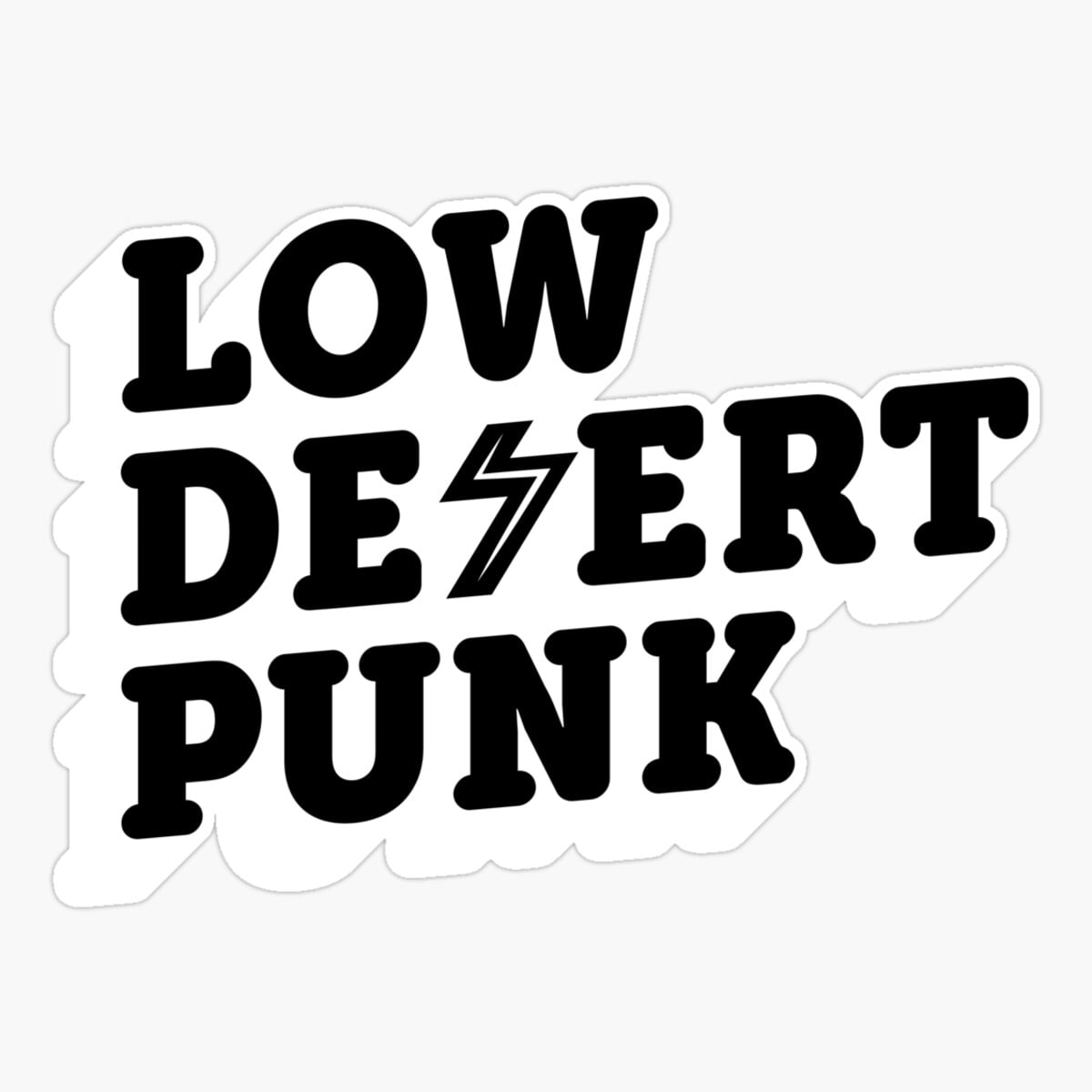 DOPASTICKER Low Desert Punk Sticker, Phone Sticker Water Bottle Sticker ...
