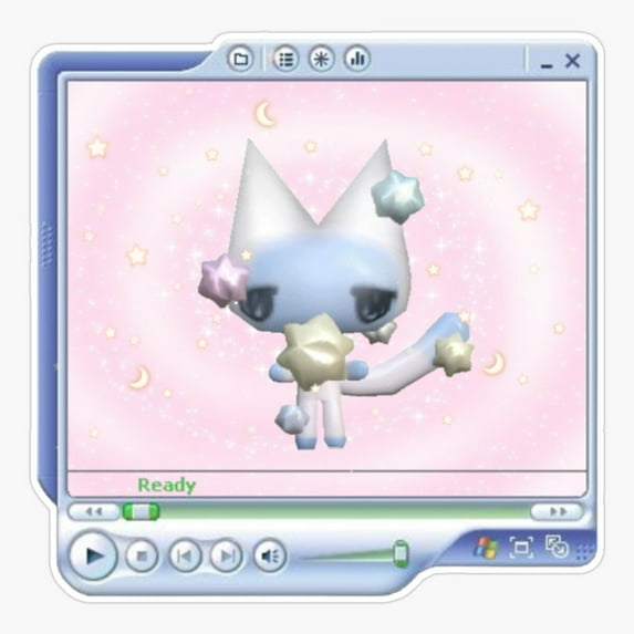 DOPASTICKER Low Poly Cat 2000S Sticker, Phone Sticker Water Bottle ...