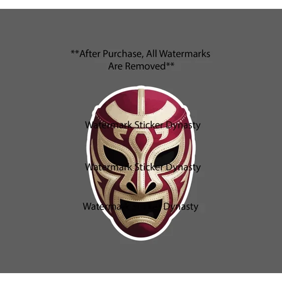 DOPASTICKER Lucha Libre Mask Sticker Wrestling Mexico Sport Sticker ...