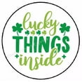 DOPASTICKER Lucky Things Inside St Patricks Small Business Stickers ...