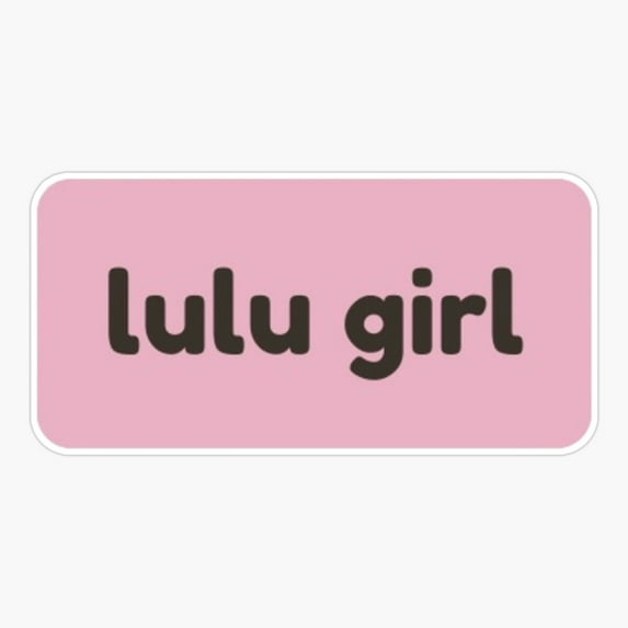 DOPASTICKER Lulu Girl Sticker, Phone Sticker Water Bottle Sticker Car ...