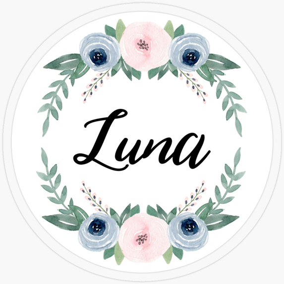 DOPASTICKER Luna - Perfect Birthday Gift Everyone Phone Decal Water ...