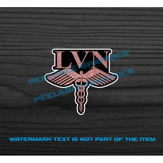 DOPASTICKER Lvn Nurse Star Of Life Medical Sticker Laptop Sticker Phone ...