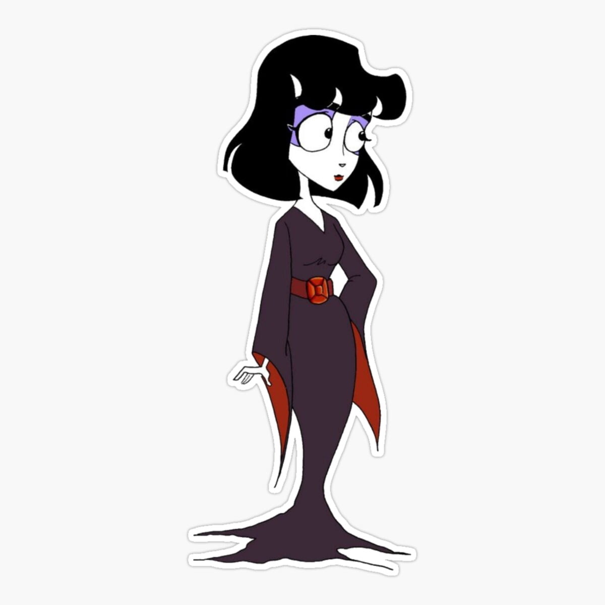 DOPASTICKER Lydia Deetz Sticker, Phone Sticker Car Stickers, Birthday ...
