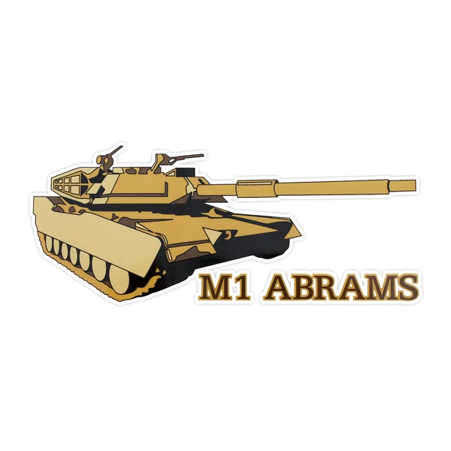 DOPASTICKER M1 Abrams Sticker Military Soldier Decal Phone Decal Water ...