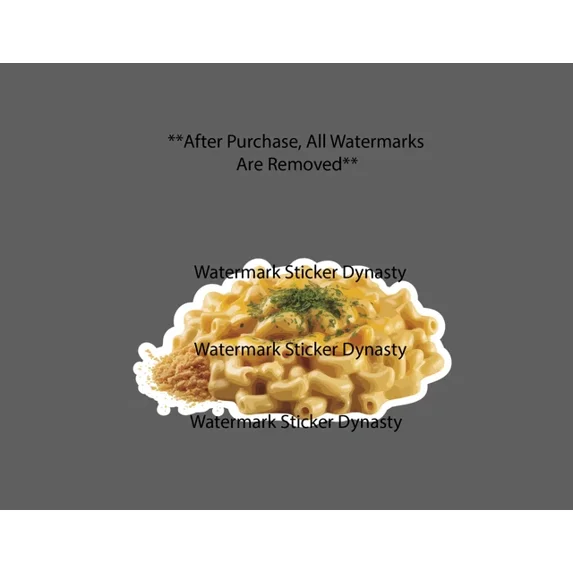DOPASTICKER Macaroni And Cheese Sticker Food Dinner Lunch Sticker Phone ...