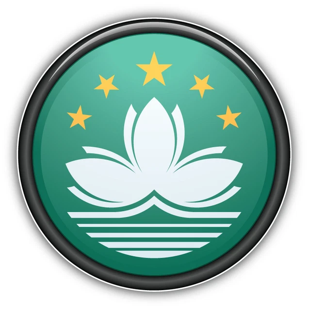 DOPASTICKER Macau Flag Sticker Decal Phone Decal Water Bottle Stickers ...