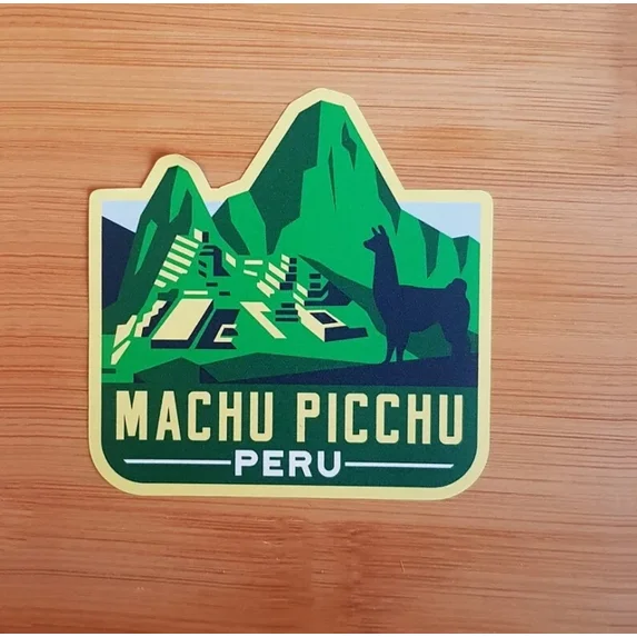 DOPASTICKER Machu Picchu, Peru, Sticker, Travel Diary, Luggage, Laptop ...