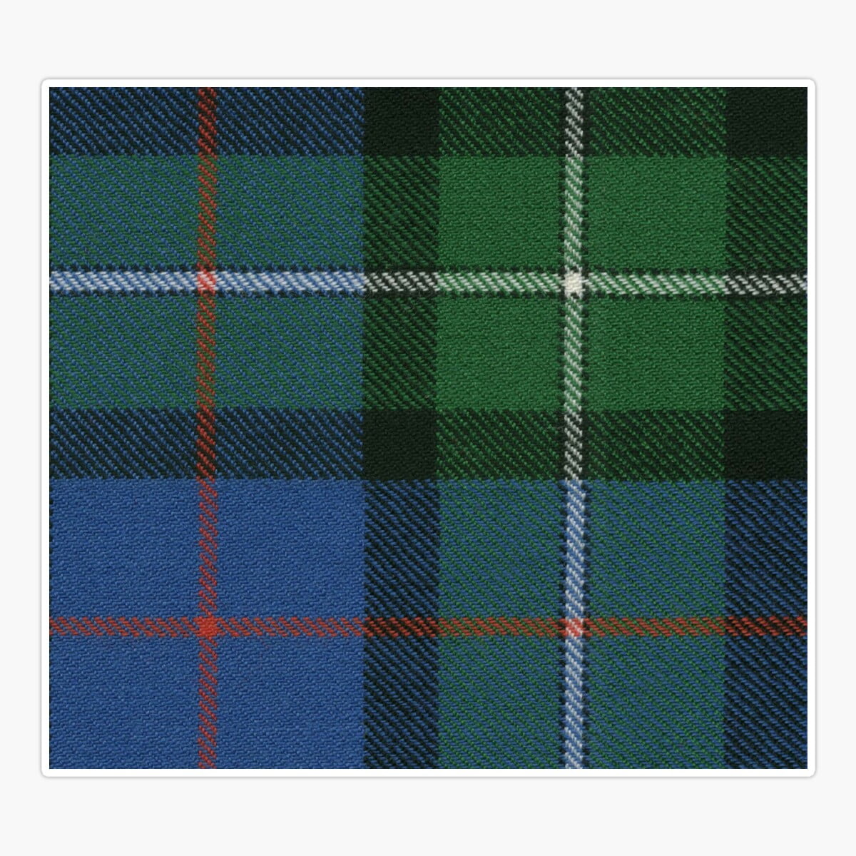 DOPASTICKER Macphail Hunting Original Scottish Tartan Sticker, Phone ...