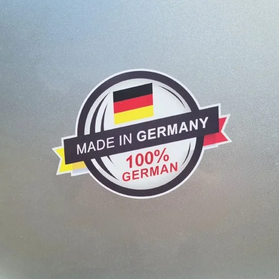 DOPASTICKER Made In Germany 100% German Flag Sticker Decal For Car Van ...