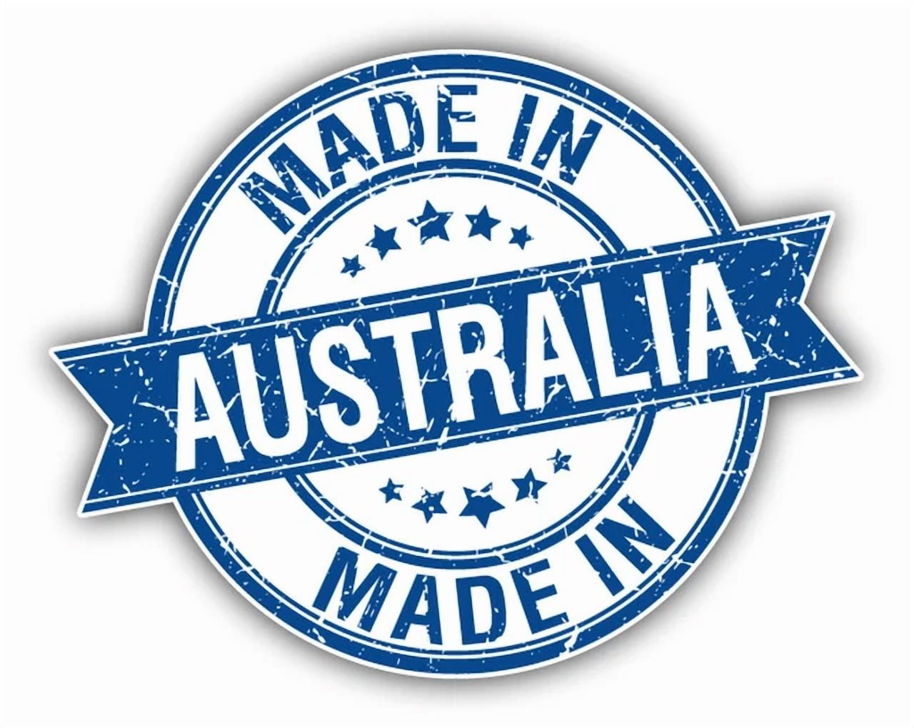 DOPASTICKER Made In Australia Grunge Rubber Sticker Decal Phone Decal ...