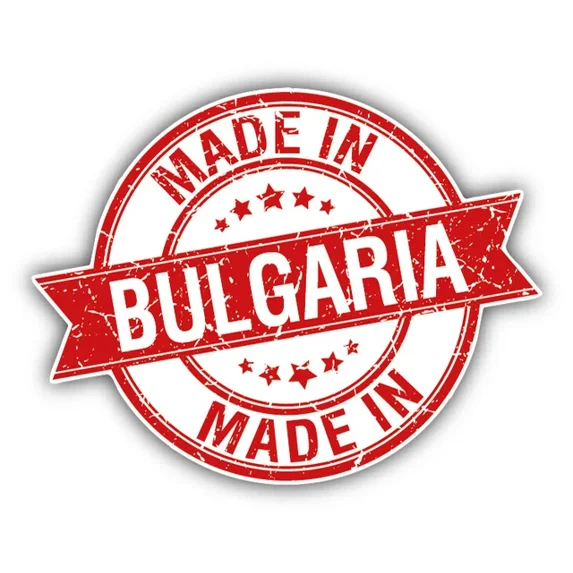 DOPASTICKER Made In Bulgaria Grunge Car Sticker Phone Decal Water ...
