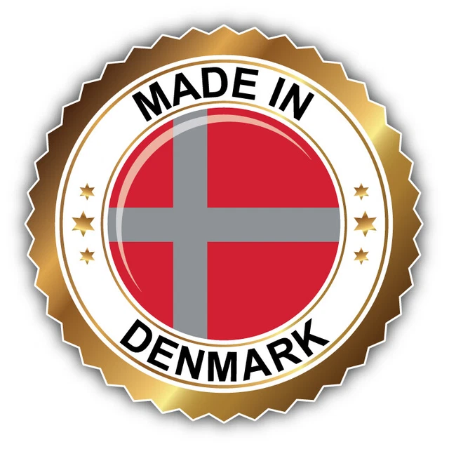 DOPASTICKER Made In Denmark Sticker Decal Phone Decal Water Bottle ...