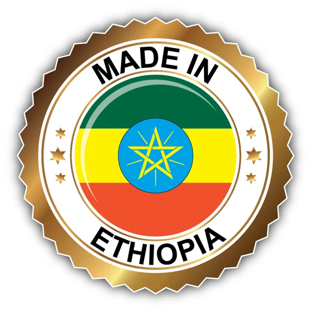 DOPASTICKER Made In Ethiopia Sticker Decal Phone Decal Water Bottle ...