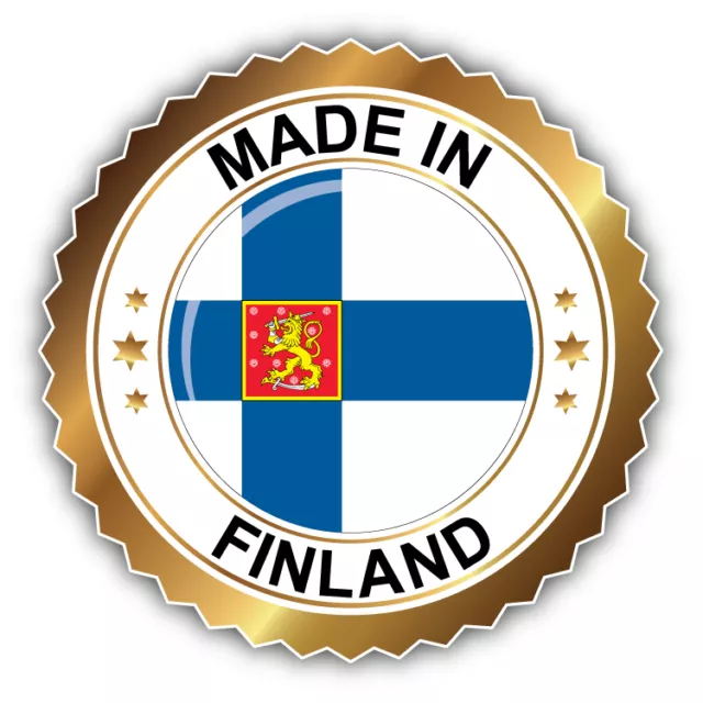 DOPASTICKER Made In Finland Sticker Decal Phone Decal Water Bottle ...