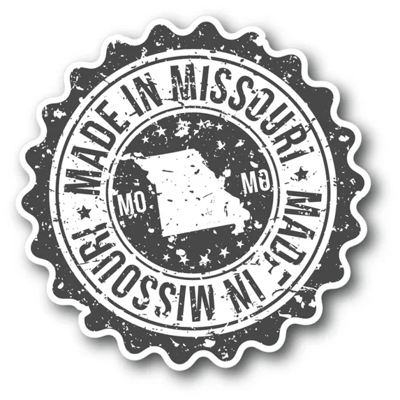 DOPASTICKER Made In Missouri Usa State Vintage Grunge Sticker Phone ...