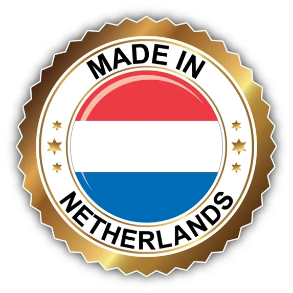 DOPASTICKER Made In Netherlands Golden Sticker Decal Phone Decal Water ...