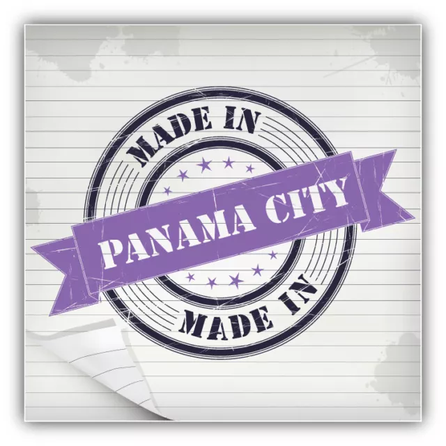 DOPASTICKER Made In Panama City Grunge Paper Travel Car Sticker Phone ...