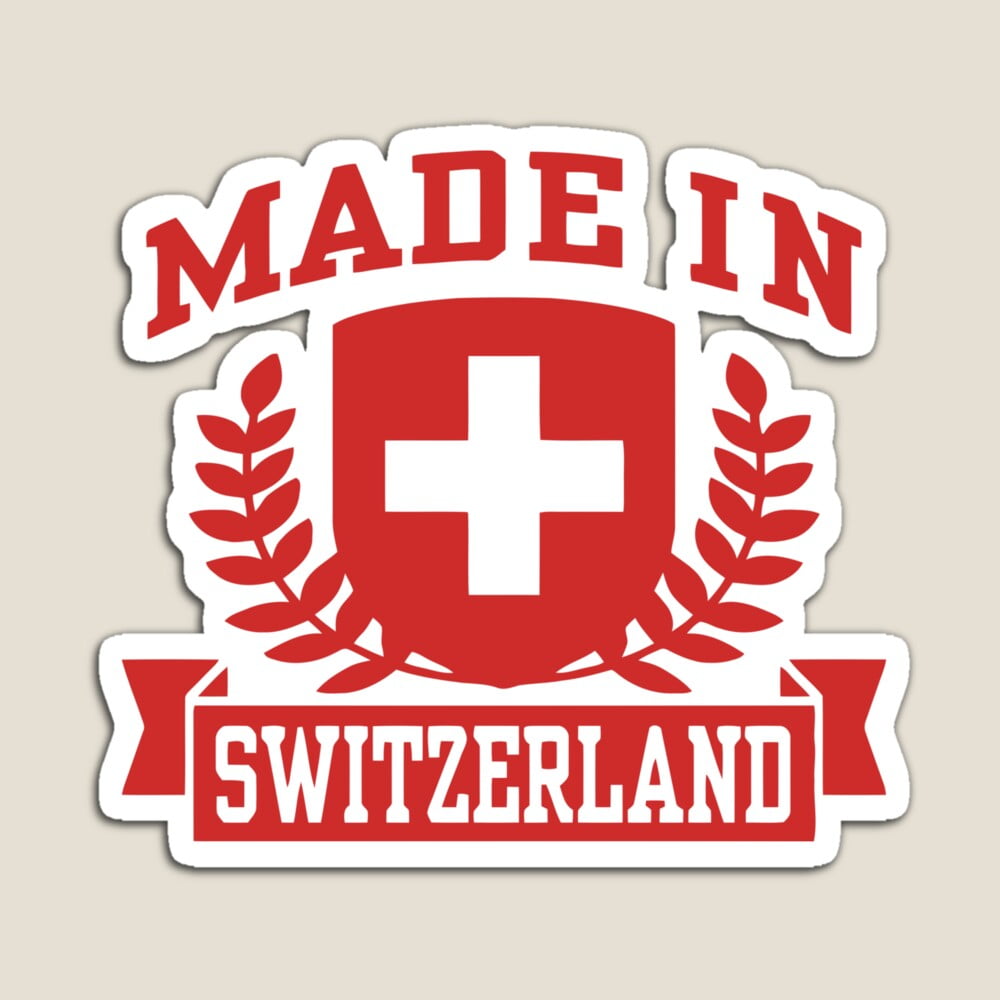 DOPASTICKER Made In Switzerland Sticker Decorative Laptop, Phone ...