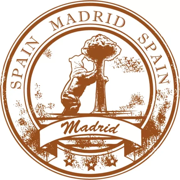 DOPASTICKER Madrid Bear Spain Travel Car Sticker Phone Decal Water ...