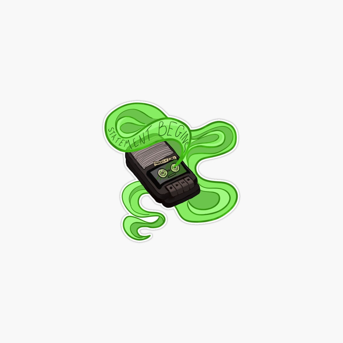 DOPASTICKER Mag Statement Begins Sticker, Phone Sticker Car Stickers ...