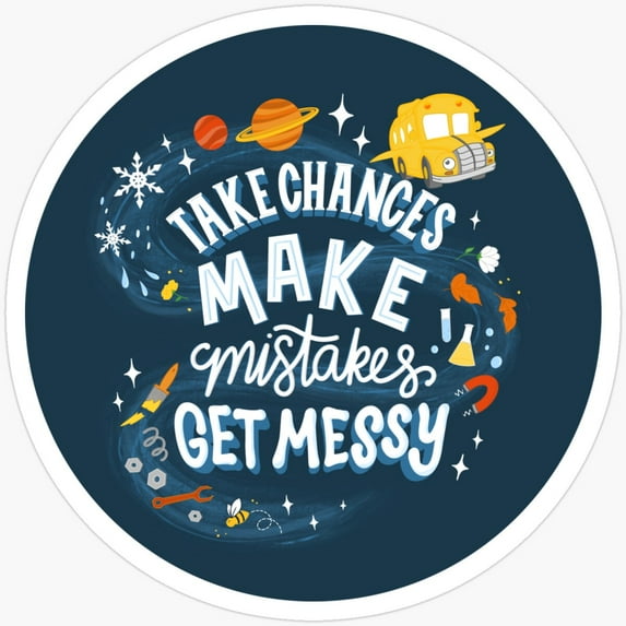 DOPASTICKER Magic Schoolbus Frizzle Quote Sticker. Gift You - Decorate ...