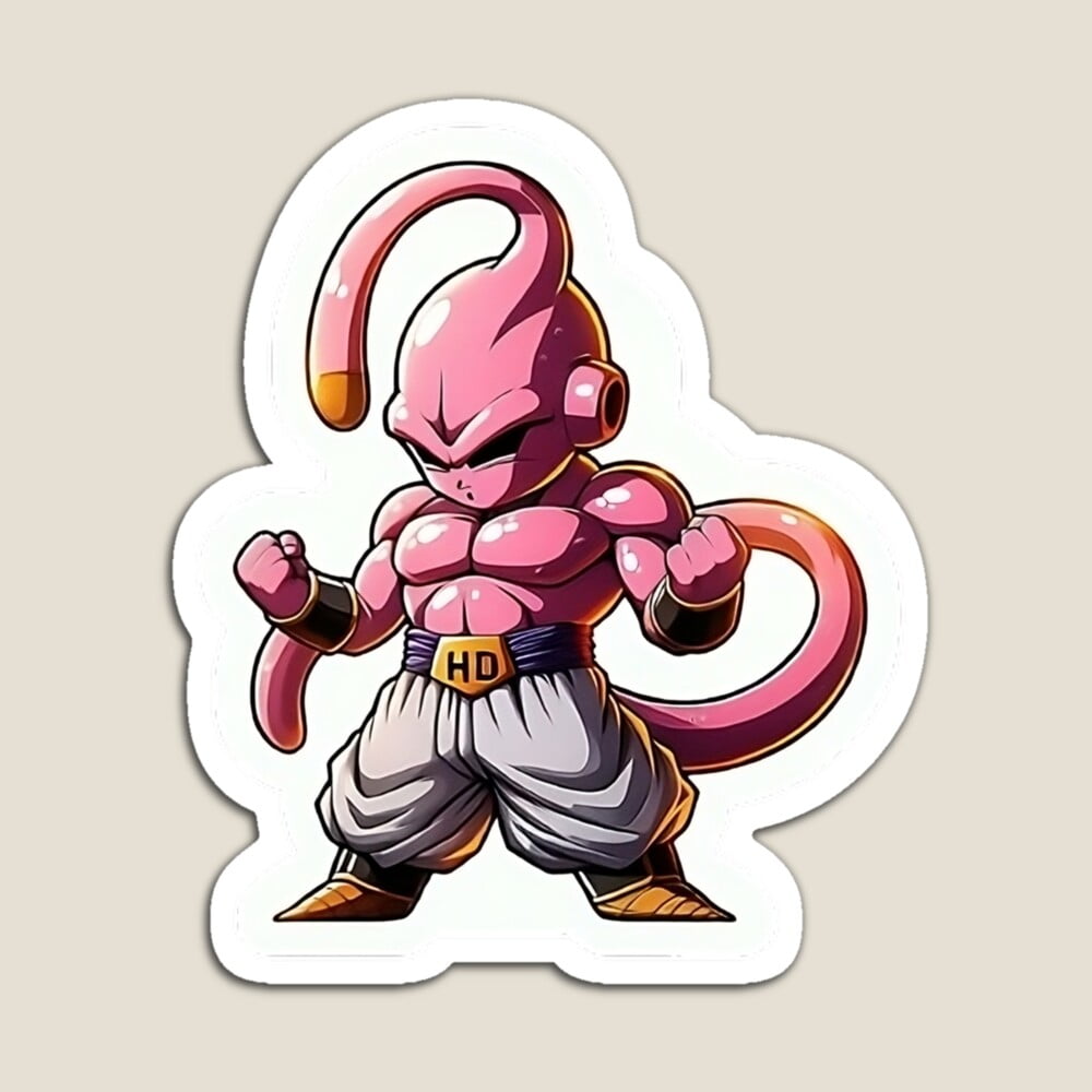 DOPASTICKER Majin Buu Decorative Laptop, Phone Stickers, Waterproof ...