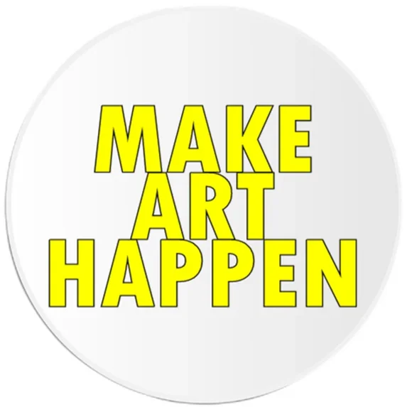 DOPASTICKER Make Art Happen Sticker Phone Decal Water Bottle Stickers ...
