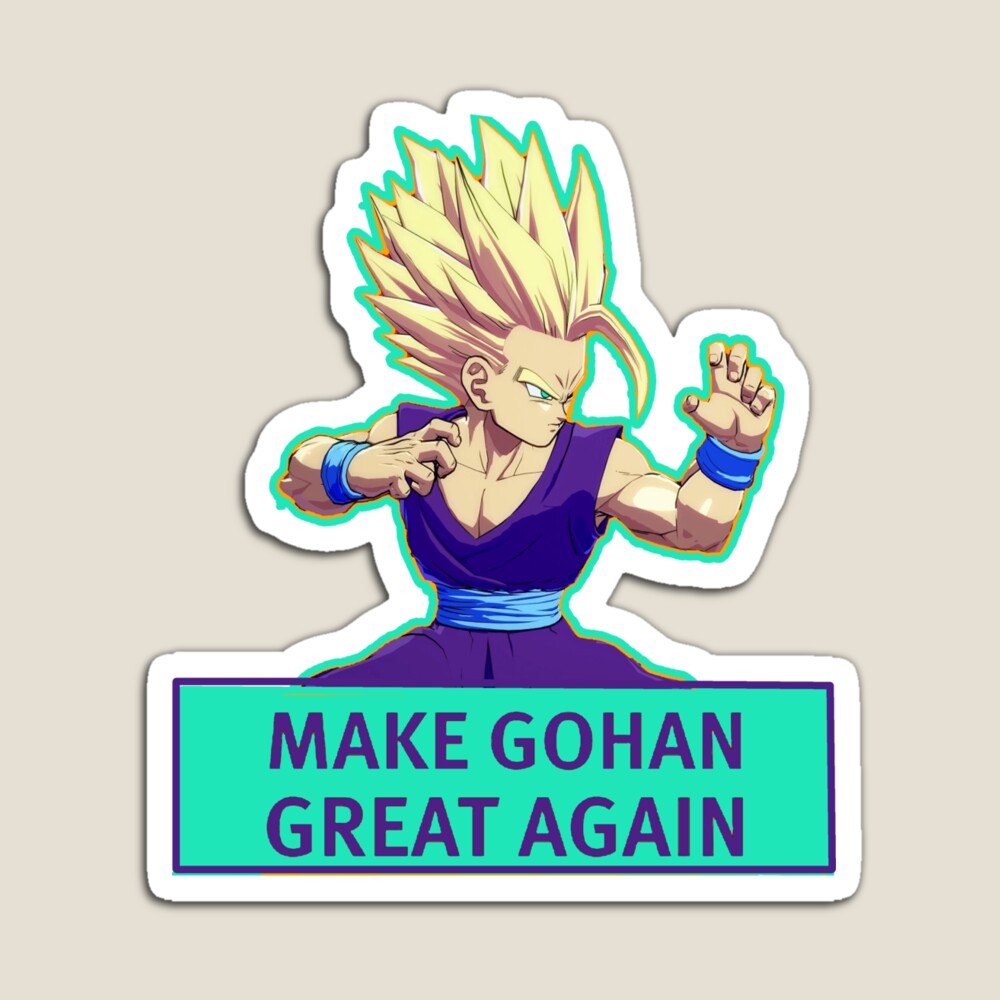 DOPASTICKER Make Gohan Great Again Decorative Laptop, Phone Stickers ...