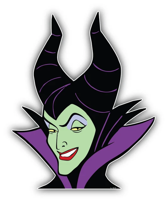 DOPASTICKER Maleficent Cartoon Sticker Decal Phone Decal Water Bottle ...