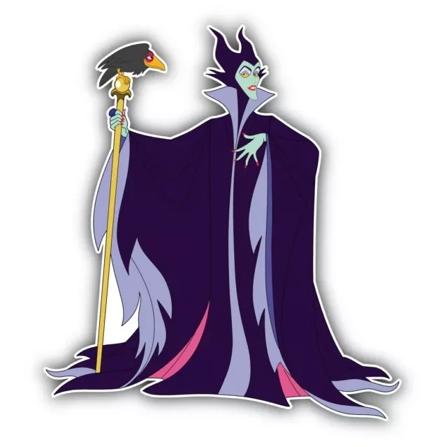 DOPASTICKER Maleficent Cartoon Sticker Decal Phone Decal Water Bottle ...