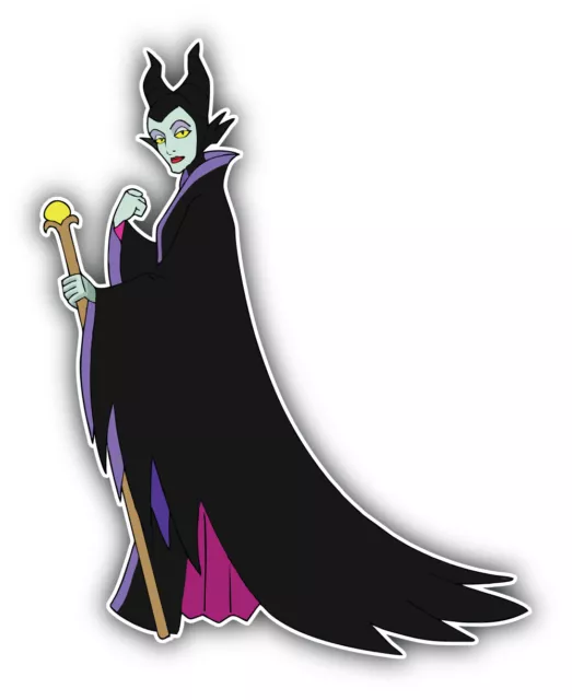 DOPASTICKER Maleficent Cartoon Sticker Decal Phone Decal Water Bottle ...