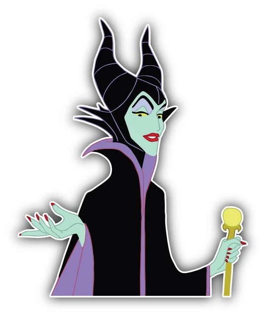 DOPASTICKER Maleficent Cartoon Sticker Decal Phone Decal Water Bottle ...