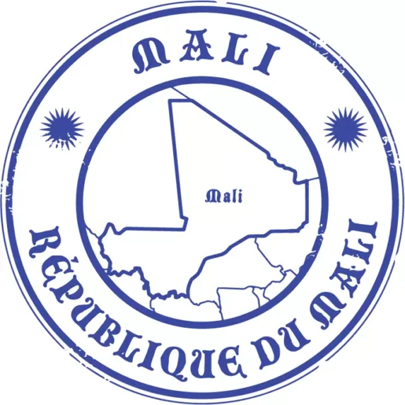 DOPASTICKER Mali Round Car Sticker Phone Decal Water Bottle Stickers ...