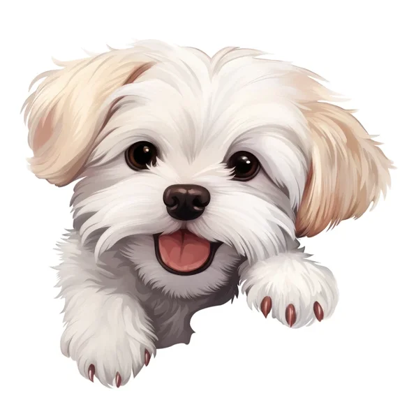 DOPASTICKER Maltese Car Sticker Dogs Sticker Phone Sticker, Latop ...