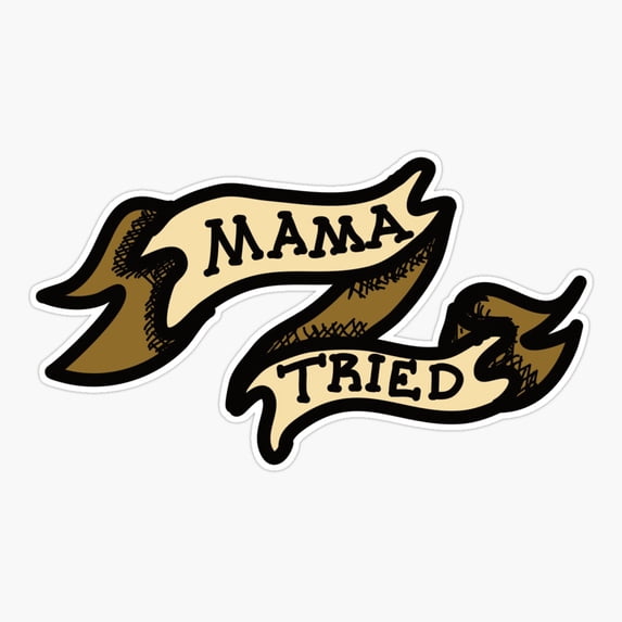 DOPASTICKER Mama Tried Sticker, Phone Sticker Water Bottle Sticker Car ...