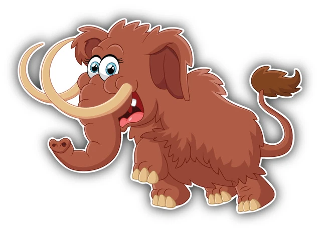 DOPASTICKER Mammoth Animal Sticker Decal Phone Decal Water Bottle ...